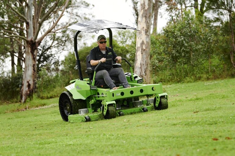 Mean Green Evo electric zero-turn mower by EcoTeq - Landscape Contractor