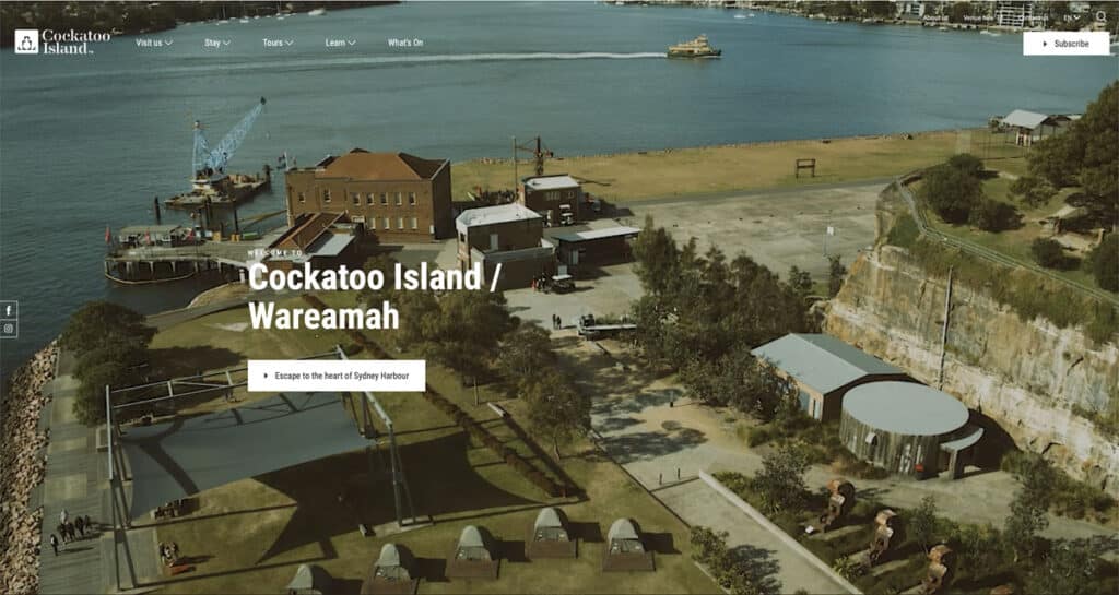 A draft masterplan for Cockatoo Island - Landscape Contractor