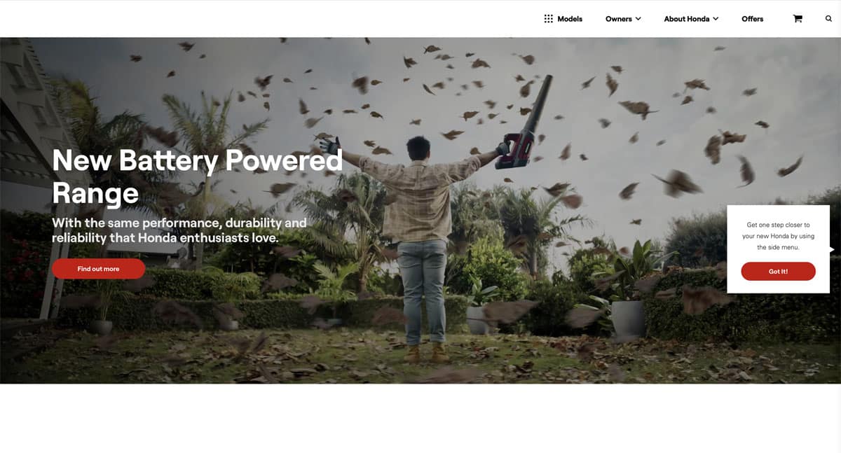 Honda lawn and garden power equipment - Landscape Contractor