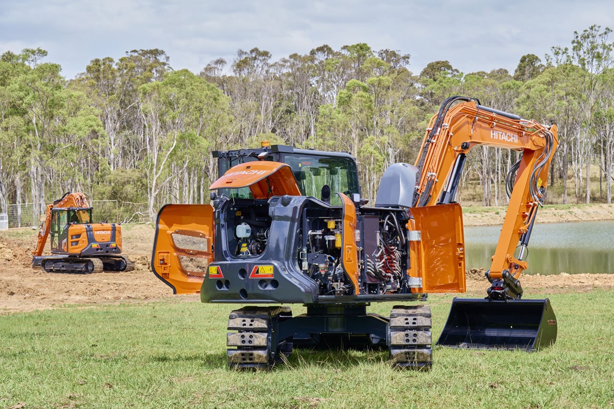 New Hitachi compact excavators - Landscape Contractor