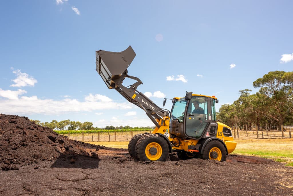 The Volvo L25 Electric Wheel Loader - Landscape Contractor