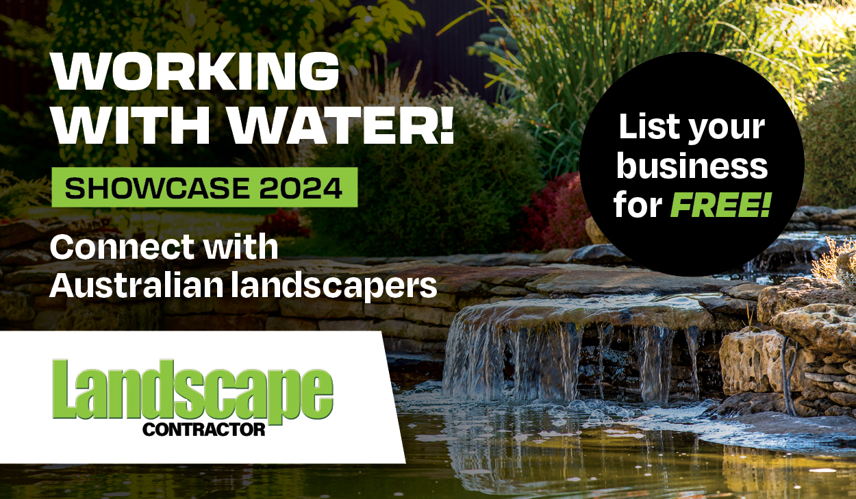 Working with water! directory EOI - Landscape Contractor