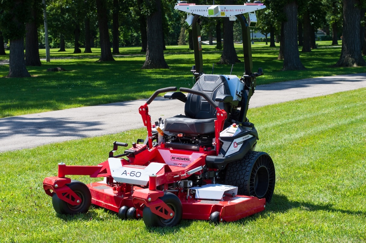 Robotic mower advantage from Colbrook - Landscape Contractor